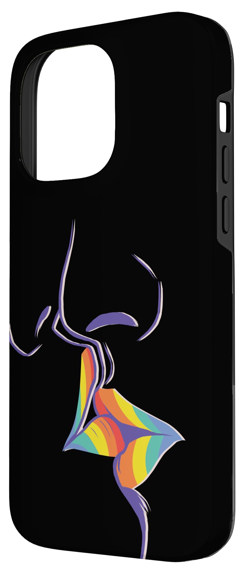 iPhone 14 Pro Max LGBT Lesbian Gay Pride LGBTQ Kiss Rainbow Gift Case