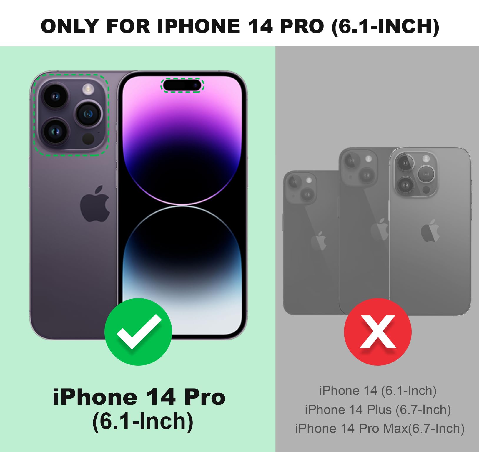 Silverback for iPhone 14 Pro Case with Ring, Moving Liquid Holographic Sparkle Glitter Case with Stand, Girls Women Bling Diamond Slim Protective Case for Apple iPhone 14 Pro 6.1''- Clear Silver