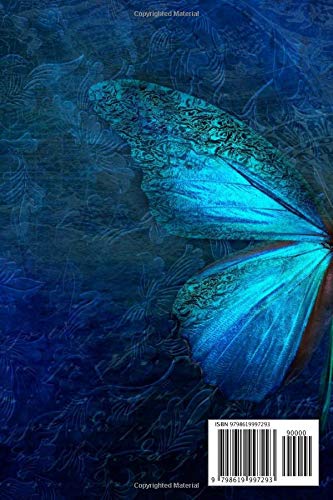 Butterfly Journal: Blue Butterfly Journal for Women to Write In - 6x9 inch Lined Journal with 150 Pages - Small Notebook for Journaling, Creative Writing, Poetry, & Note Taking (Butterfly Journals)