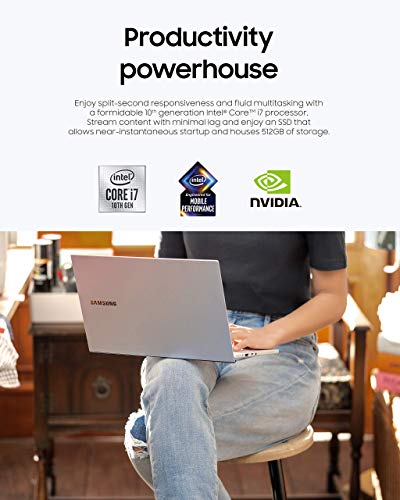 Samsung Galaxy Book Ion 15.6 Laptop| QLED Display and Intel Core i7 Processor | 12GB Memory | 512GB SSD | Long Battery Life and Windows 10 Operating System | (NP950XCJ-K01US) (Renewed)