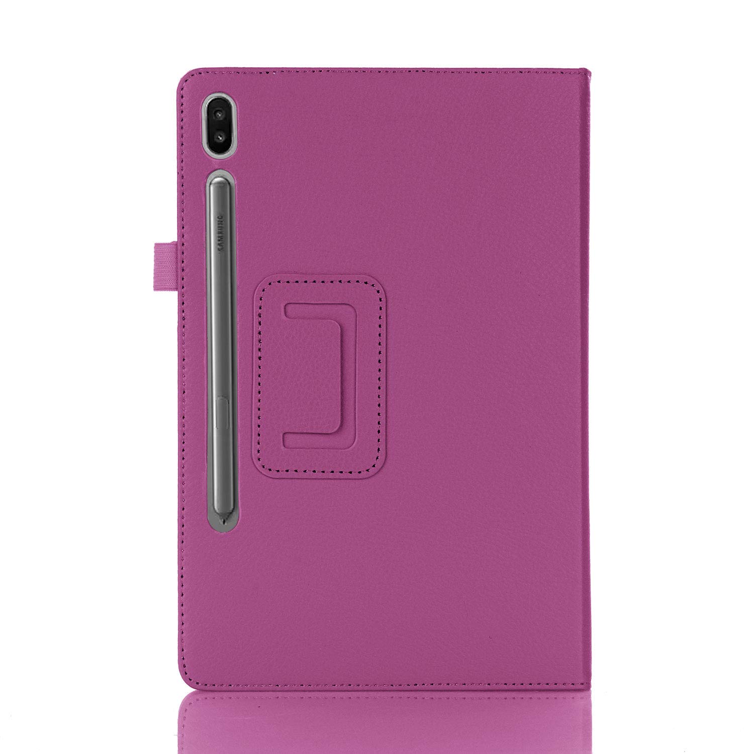 elitegadget PU Leather Case for Samsung Galaxy Tab S9 FE 10.9" SM-X510/X516/X518 / Galaxy Tab S9 11" SM-X710/X716/X718 - Lightweight Folio Folding Stand Cover Case (Purple)