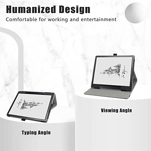 LiuShan Compatible with BOOX Tab Ultra case,BOOX Tab Ultra C Pro case,PU Leather Slim Folding Stand Cover for 10.3" BOOX Tab Ultra/BOOX Tab Ultra C Pro/BOOX Tab Ultra C ePaper Tablet,Black