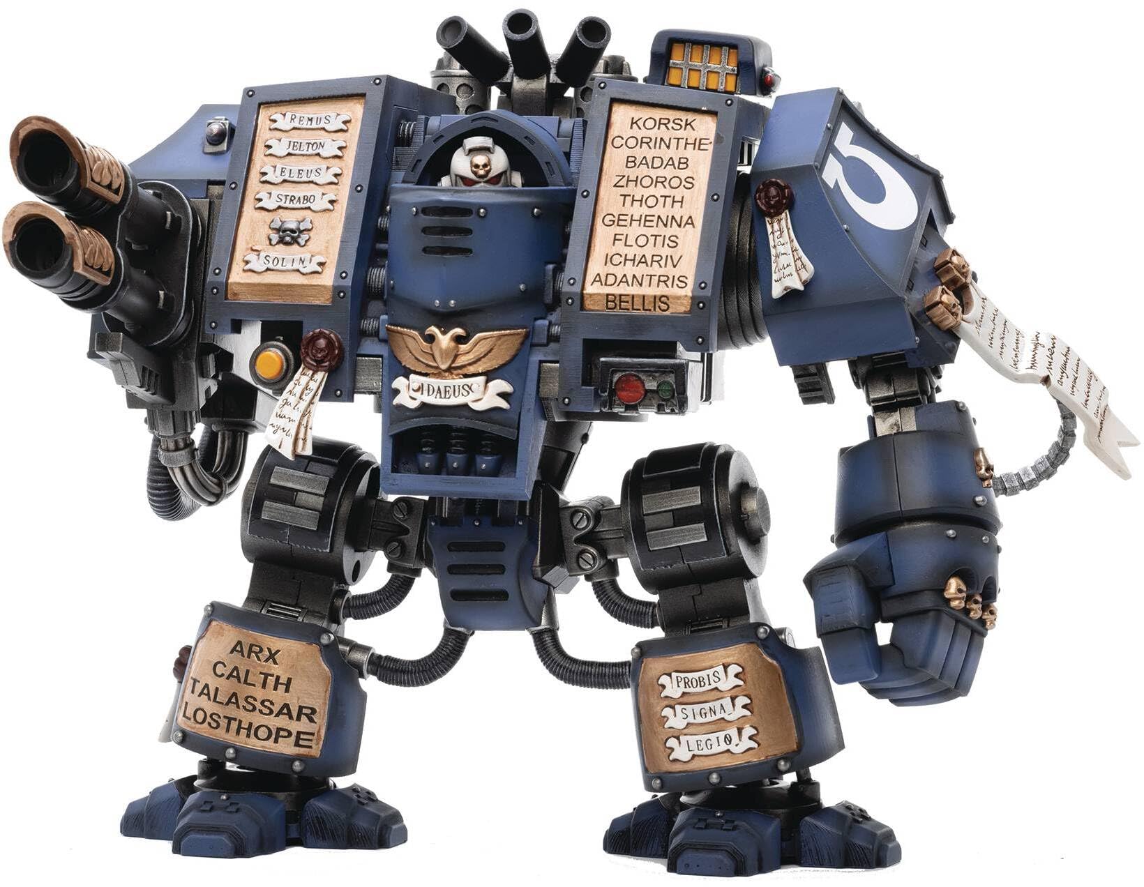 HUAXI DARK SOURCE(HAINAN)TECH Joy Toy Warhammer ULTMARINES VENERABLE DREADNOUGHT 1/18 FIG