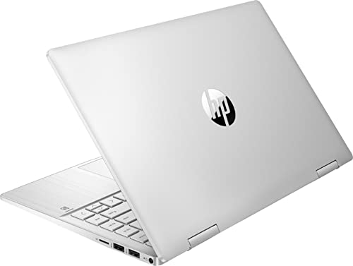 HP Pavilion X360 14 2-in-1 Laptop 14” FHD IPS Touchscreen 12th Generation Intel 10-Core i5-1235U 8GB RAM 512GB SSD Intel Iris Xe Graphic Fingerprint Backlit USB-C HDMI Office365 Win11 Silver + Pen