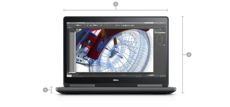 Dell Precision 7720 Business Laptop, 17.3" FHD (1920x1080), Intel Xeon, 16GB Ram, 512GB SSD, nVidia Quadro P3000, Webcam, Windows 10 Pro (Renewed)