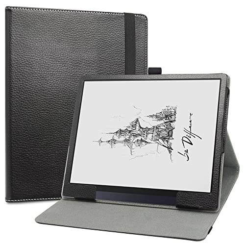 LiuShan Compatible with BOOX Tab Ultra case,BOOX Tab Ultra C Pro case,PU Leather Slim Folding Stand Cover for 10.3" BOOX Tab Ultra/BOOX Tab Ultra C Pro/BOOX Tab Ultra C ePaper Tablet,Black