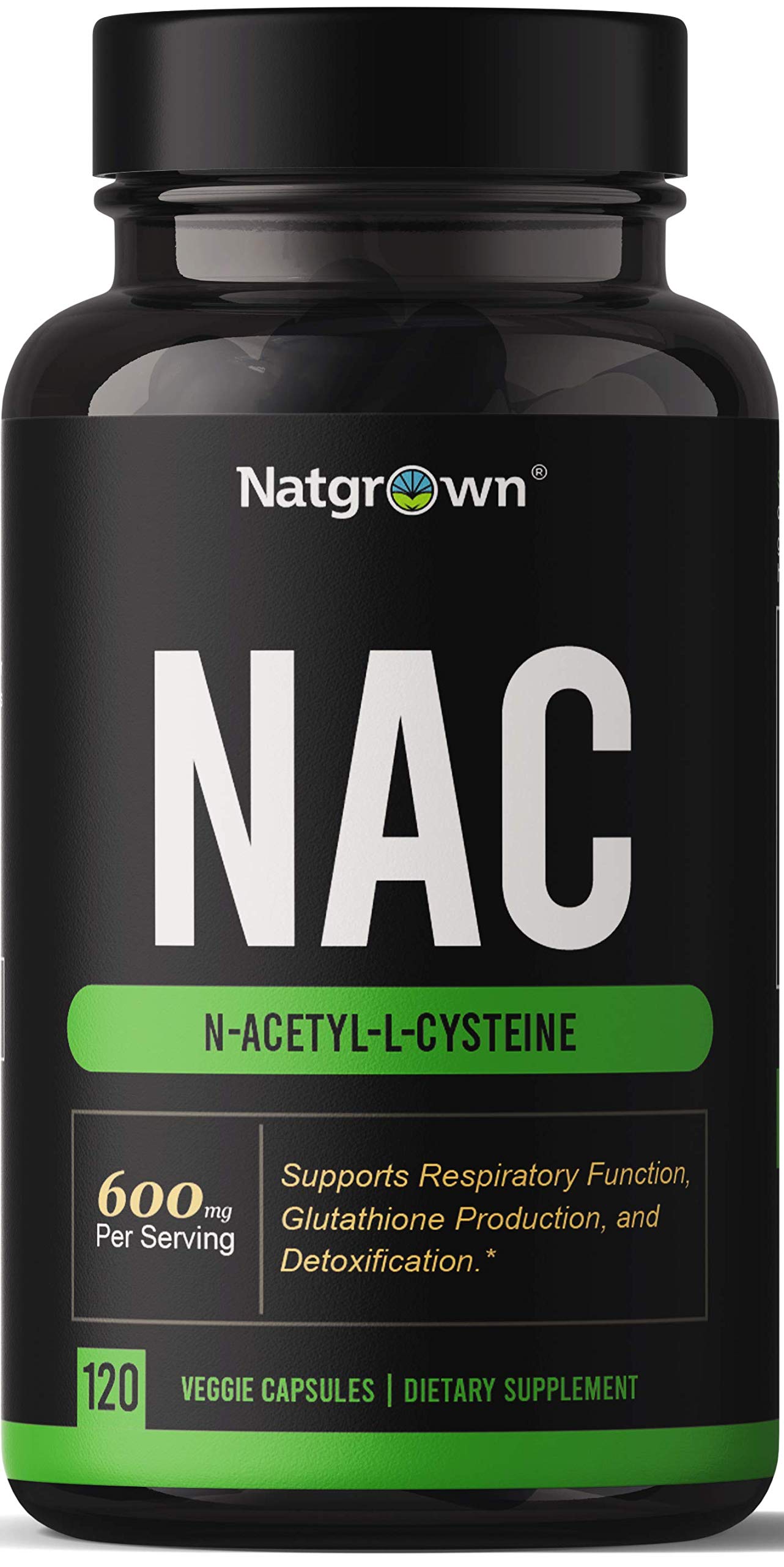 NAC Supplement N-Acetyl Cysteine 600 mg - Powerful Antioxidant NAC Supplement for Liver Health and Healthy Glutathione Levels Support - 120 Capsules