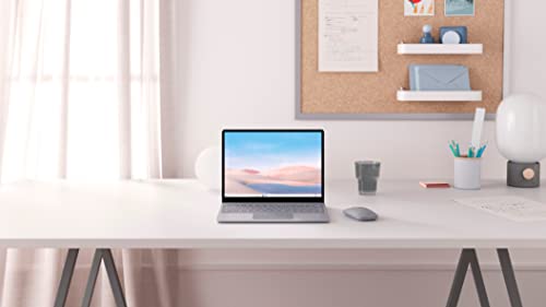 Microsoft Surface Laptop Go 12.4" Light Weight, Touchscreen, 10th Gen Intel Core i5-1035G1, Intel UHD Graphics, 4GB RAM, 128GB SSD, Windows 10/11 pro, Webcam, WiFi 6, Platinum, with MTC Stylus Pen