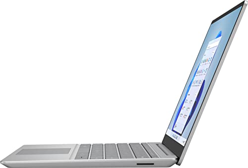 Microsoft Surface Laptop Go 12.4" Light Weight, Touchscreen, 10th Gen Intel Core i5-1035G1, Intel UHD Graphics, 4GB RAM, 128GB SSD, Windows 10/11 pro, Webcam, WiFi 6, Platinum, with MTC Stylus Pen