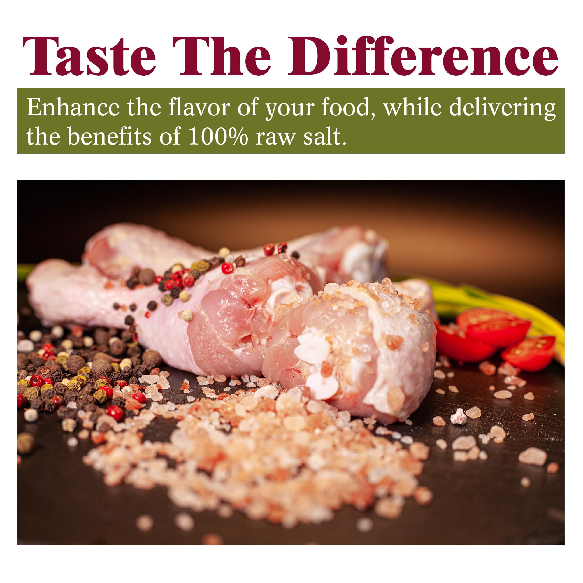 Himalayan Chef Himalayan Pink Salt 80 oz (2.26kg), Non-GMO, Kosher, Coarse Grain, Nutrient and Mineral Dense for Health, Gourmet Pure Crystal Pink Salt, Pink Salt for Grinder, Himalayan Salt, 5 Pound (Pack of 1)
