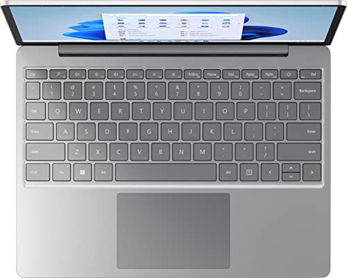 Microsoft Surface Laptop Go 12.4" Light Weight, Touchscreen, 10th Gen Intel Core i5-1035G1, Intel UHD Graphics, 4GB RAM, 128GB SSD, Windows 10/11 pro, Webcam, WiFi 6, Platinum, with MTC Stylus Pen