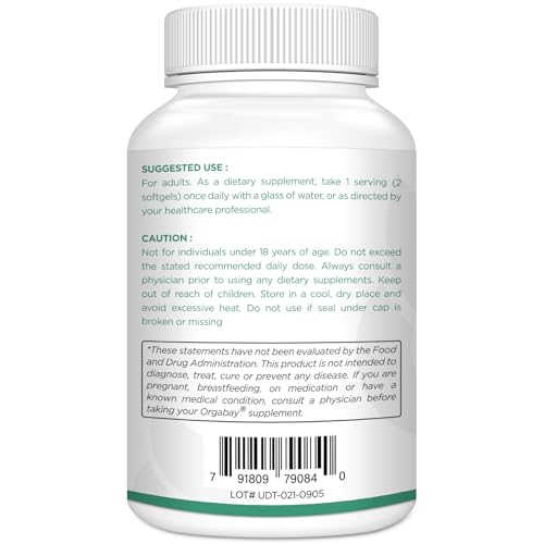 Orgabay Liposomal Nicotinamide Riboside 2000 MG with TMG and Pterostilbene, Boosting NAD+, Support Healthy Aging, 60 Count