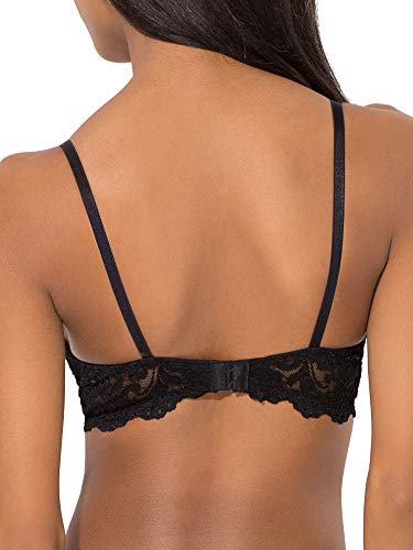 Smart & Sexy Women's Maximum Cleavage Underwire Push Up Bra, Available in Single and 2 Packs, Black Hue, 40C