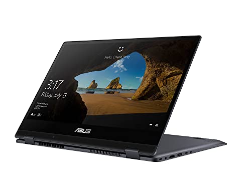 ASUS VivoBook Flip 14 Thin and Light 2-in-1 Laptop, 14 FHD Touch, Intel Core i3 Processor, 4GB RAM, 128GB SSD, Wifi, Webcam, Bluetooth, HDMI, Fingerprint, Windows 10 S (Renewed)