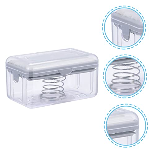 BETOOKY Box Soap Box Soap Dish Soap Tray Dish Soap Dispenser Foaming Soap Dispenser Laundry Soap Containers Bar Soap Laundry Soap Dispenser Set Pearlescent Travel Plastic