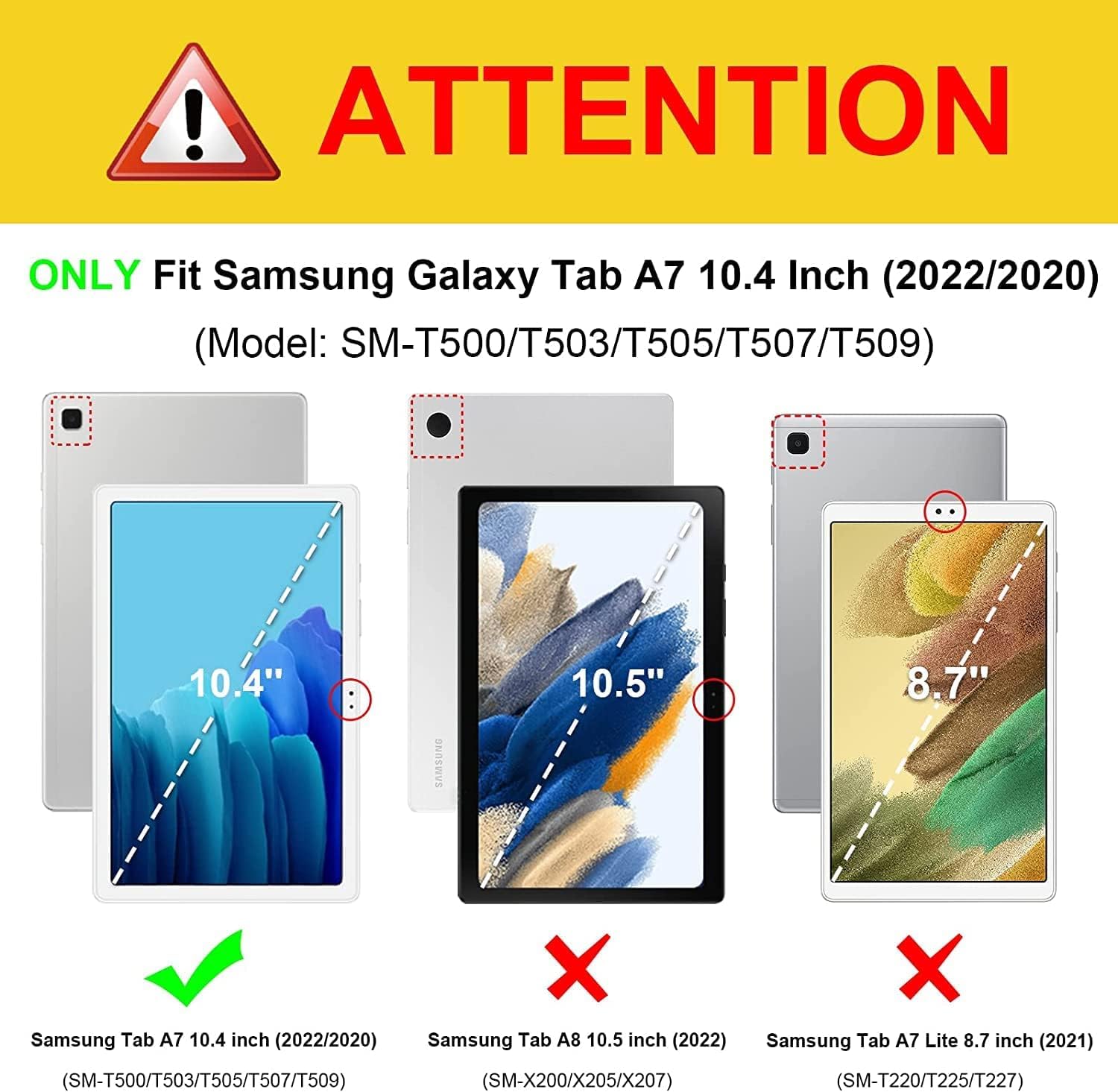 Rugged Case for Samsung Galaxy Tab A7 10.4" 2022/2020(SM-T500/T503/T505/T507/T509), Portable Hybrid Shock-Proof Cover with 360° Rotatable Hook&Loop Handle,Shoulder Strap (Blue)