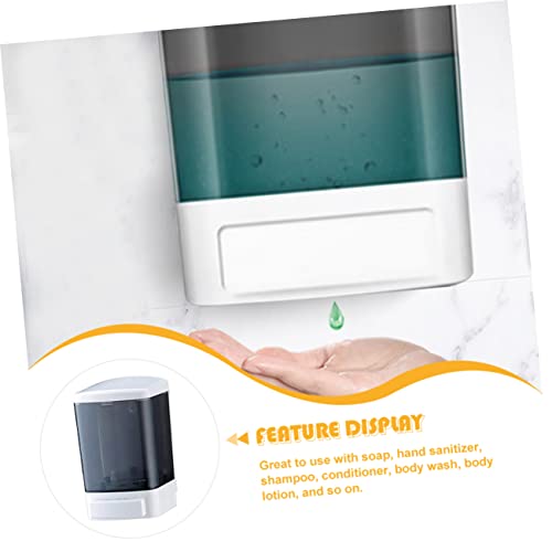 SHOWERORO Manual Soap Dispenser Hand Wash Wall Holder Wall Stand Foams Soap Dispenser Hotel Soap Dispenser Automatic Soap Dispenser Foaming Soap Dispenser Shampoo Household Plastic