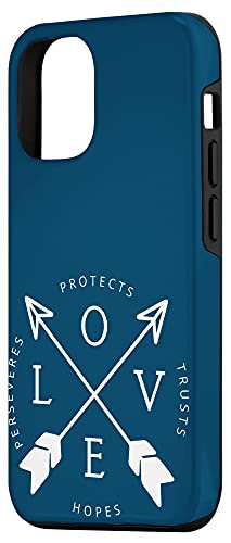 iPhone 12/12 Pro Love Protects Trusts Hopes Perseveres Arrows Case