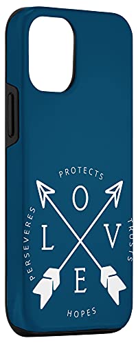 iPhone 12/12 Pro Love Protects Trusts Hopes Perseveres Arrows Case