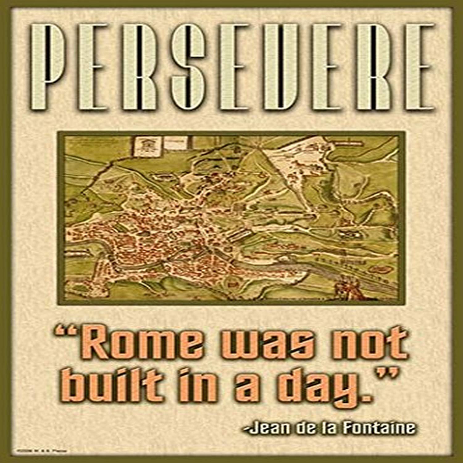 Buyenlarge 'Persevere' Paper Poster, 20 by 30-Inch