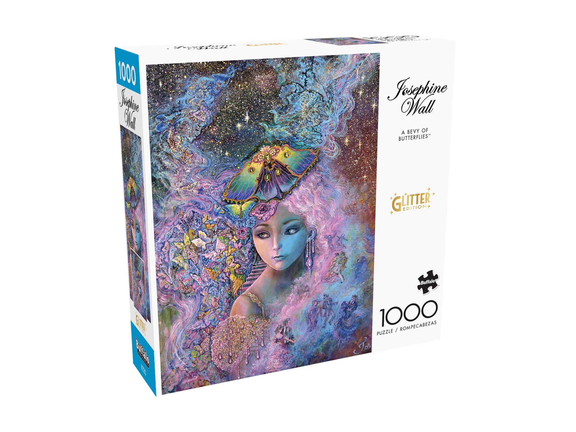 Buffalo Games - JoWall - A Bevy of Butterflies - 1000 Piece Jigsaw Puzzle for Adults -Challenging Puzzle Perfect for Game Nights - Finished Size is 26.75 x 19.75