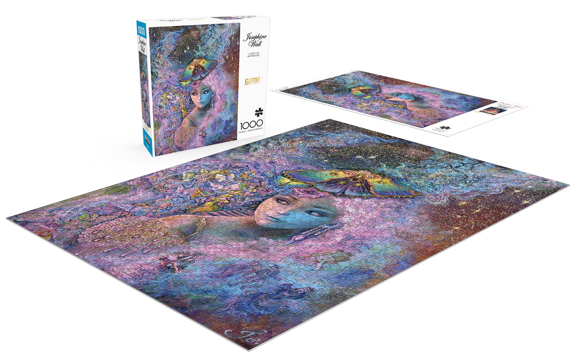 Buffalo Games - JoWall - A Bevy of Butterflies - 1000 Piece Jigsaw Puzzle for Adults -Challenging Puzzle Perfect for Game Nights - Finished Size is 26.75 x 19.75