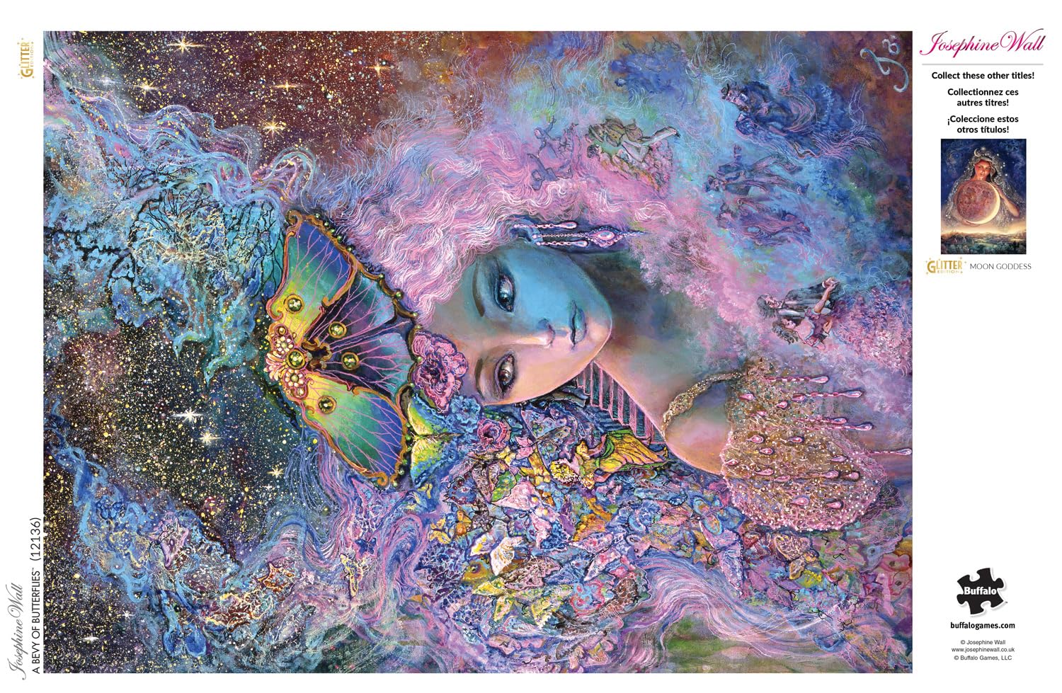 Buffalo Games - JoWall - A Bevy of Butterflies - 1000 Piece Jigsaw Puzzle for Adults -Challenging Puzzle Perfect for Game Nights - Finished Size is 26.75 x 19.75
