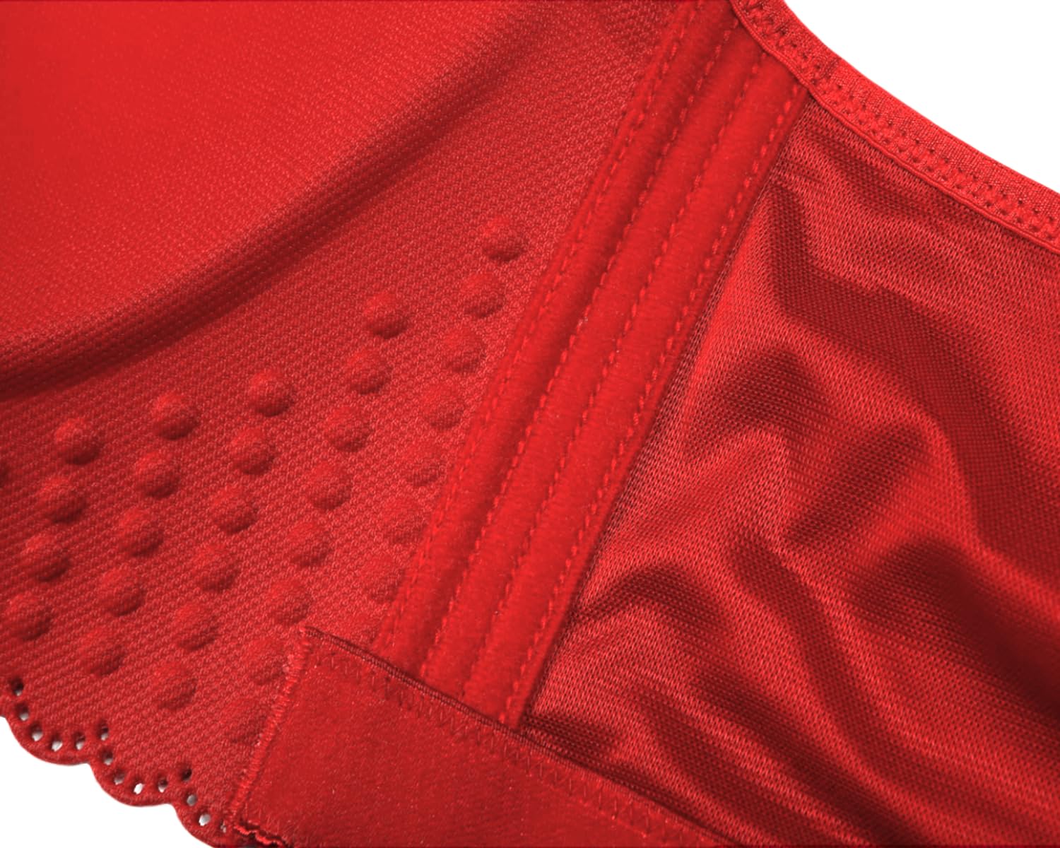 Women Support Push Up Seamless Bra Bralette/Plus Size/34 36 38 40 42 44 C D E/Wire Free Red 42C