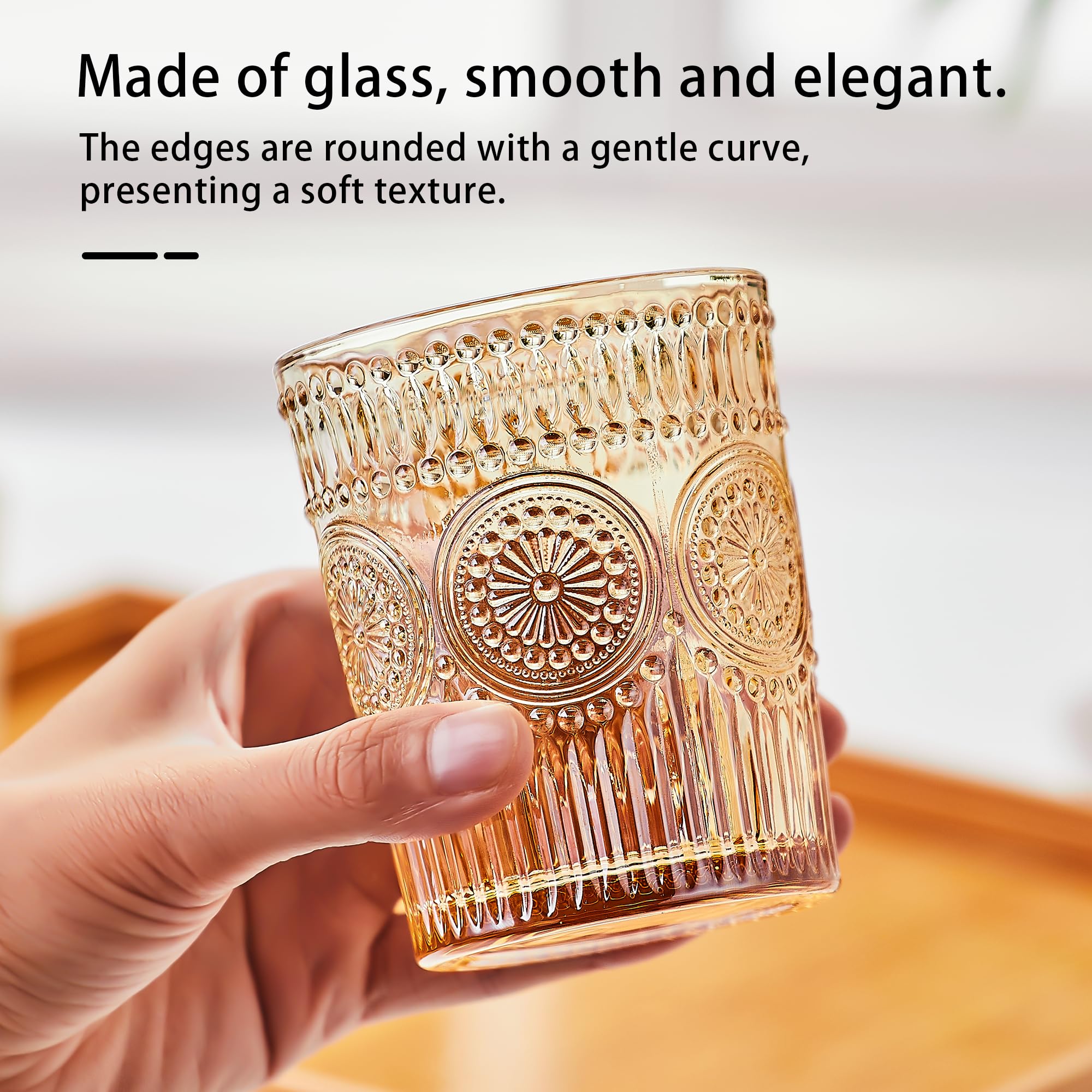LEICURACE Foaming Hand Soap Dispenser,Glass Foam Soap Dispenser,Toothbrush Holder,Refillable Liquid Soap Dispenser,Lotion Dispenser (S-Gold-Foaming)