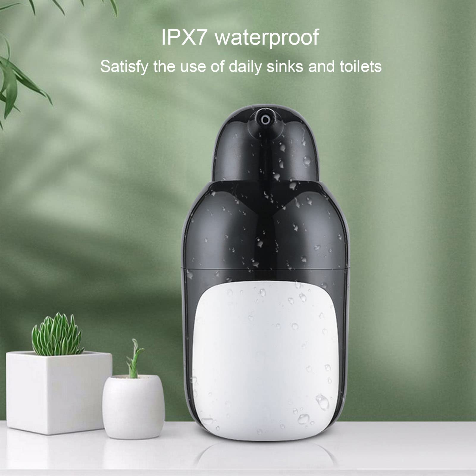 300ml Foam Soap Dispenser Bathroom Empty Foam Bottle Hand Dispenser Bottle Decorative Cartoon Foam Soap Dispenser