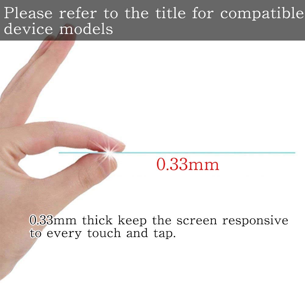 [3 Pack] Puccy Tempered Glass Screen Protector Compatible with Seiko 5 Sports SRPD57 Film Protectors Anti Scratch Bubble Free for Smartwatch