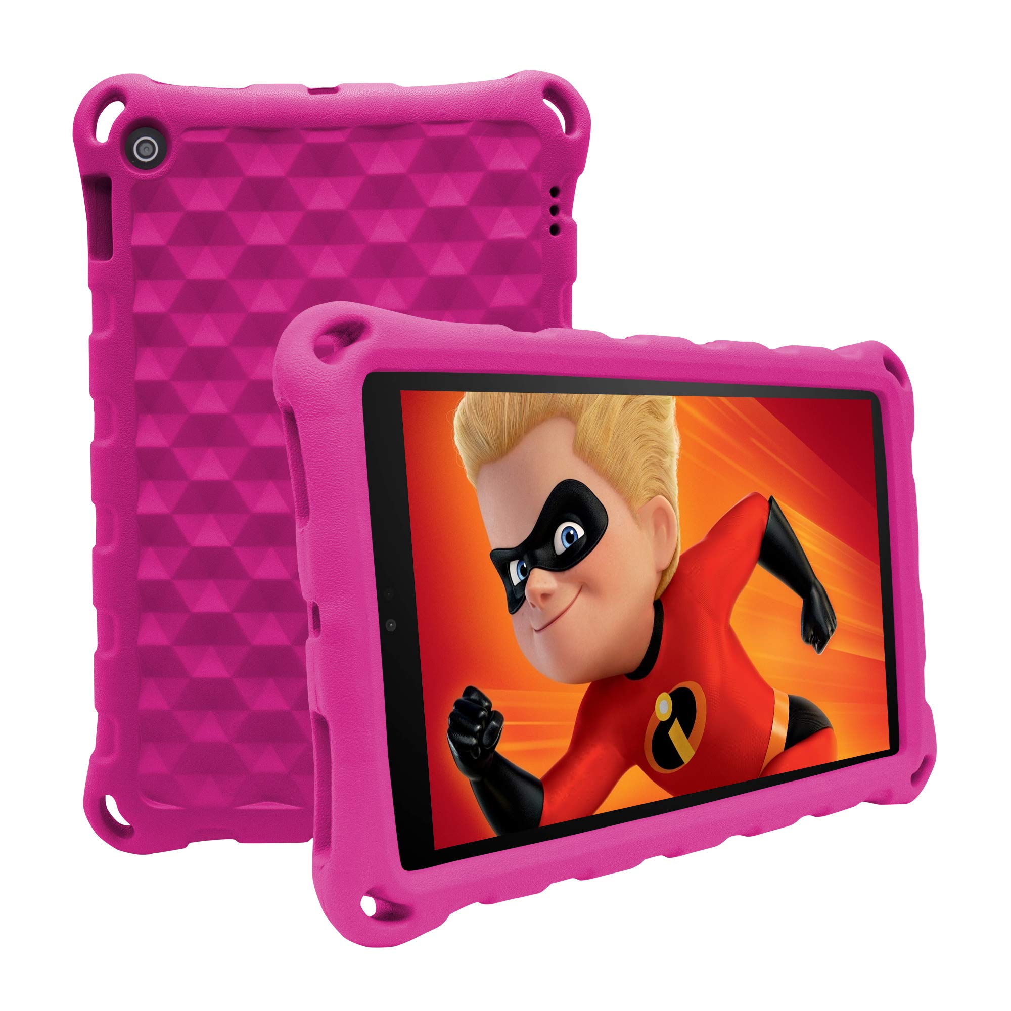 All-New Tablet 7 2019 Case,Tablet 7 Case for Kids,ANTIKE Light Weight [Kids and Adult Friendly] Anti-Slip Shock-Absorption Tablets Cover for 7 Inch Tablet.Incompatible with iPad Samsung.Rose