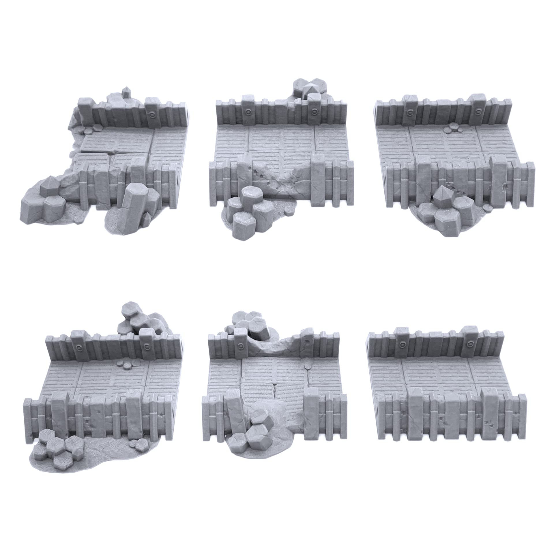 Planetary Outpost Trenches by Makers Anvil - Compatible with Dungeons and Dragons (DND), 28mm Miniature Wargaming, Tabletop RPGs, Wargame Scenery