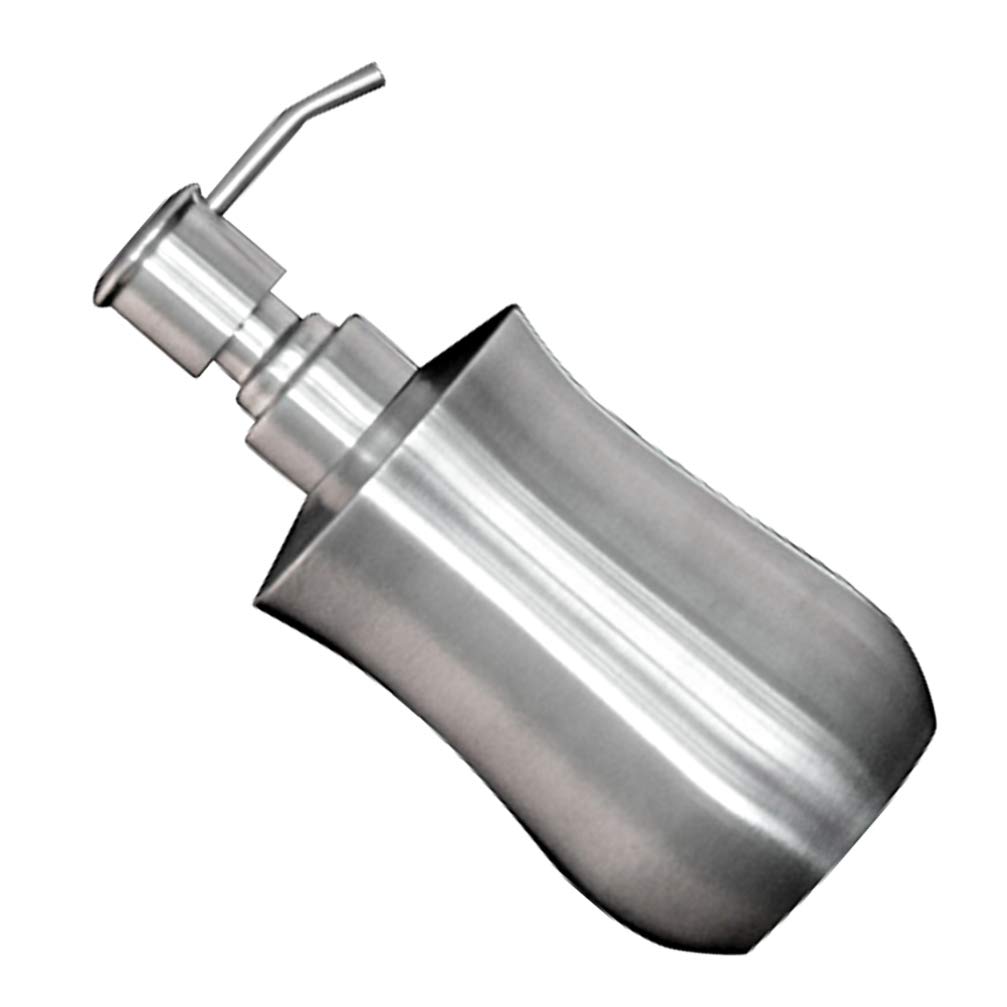 Cabilock 1pc Stainless Steel Soap Dispenser Refillable Soap Dispenser Travel Soap Stainless Steel Container Hand Soap Bottle Foaming Soap Bottle Bathroom Dispenser Soap Pump Filling Shampoo