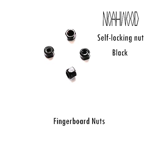 NOAHWOOD DIY Pro Fingerboard Ark 2G Truck 34.5mm (Silver Baseplate + Black Hanger)
