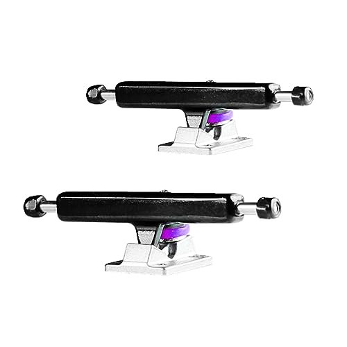 NOAHWOOD DIY Pro Fingerboard Ark 2G Truck 34.5mm (Silver Baseplate + Black Hanger)