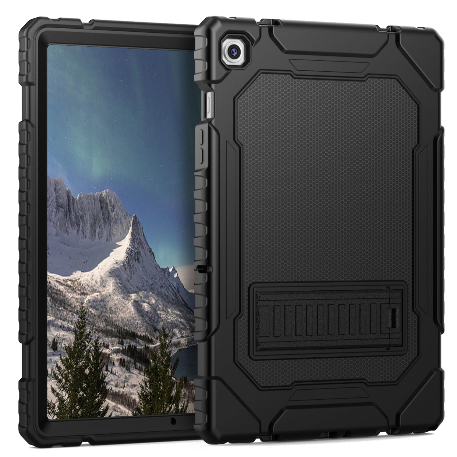 Grifobes for Samsung Galaxy Tab A9 Plus 11 Inch 2023 Cases, Heavy Duty Shockproof Rugged Cover for New Samsung Tablet A9+ 11" Case (SM-X210/X216/X218) with Kickstand for Kids Men, Black