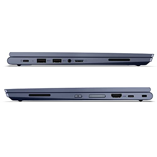 Lenovo ThinkPad C13 Yoga Chromebook 2-in-1 Laptop, 13.3" FHD Touchscreen 300nits, AMD Ryzen 3 3250C, 4GB DDR4 RAM, 512GB PCIe SSD, Backlit Keyboard, Abyss Blue, Chrome OS, BROAG USB Extension Cable