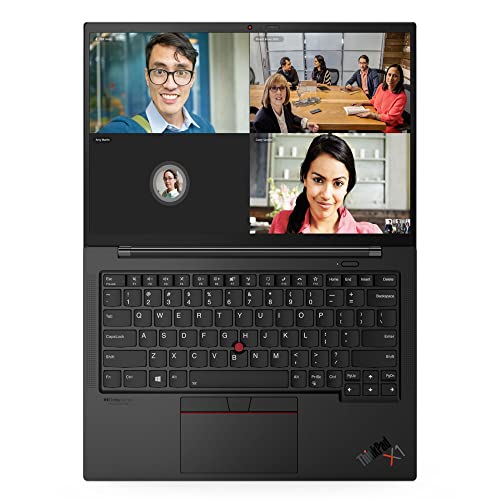 Lenovo ThinkPad X1 Carbon Gen 9 Business 14 Laptop 14” WUXGA IPS (400 Nits) 11th Gen Intel 4-Core i5-1135G7 8GB RAM 1TB SSD Fingerprint Reader Backlit Thunderbolt Win10Pro Black + HDMI Cable