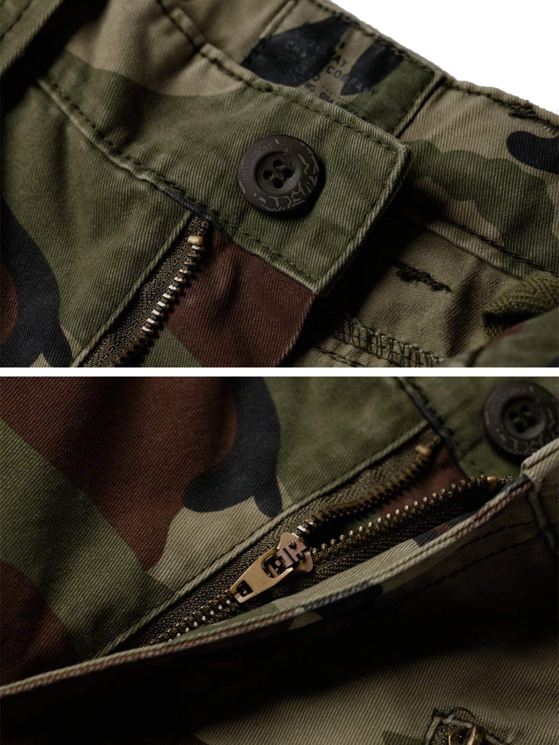 XNMAYA Cargo Pants for Women, Military Army Camo Combat Trousers,Work Camping Hiking Casual Pants with Pockets Grey US 10