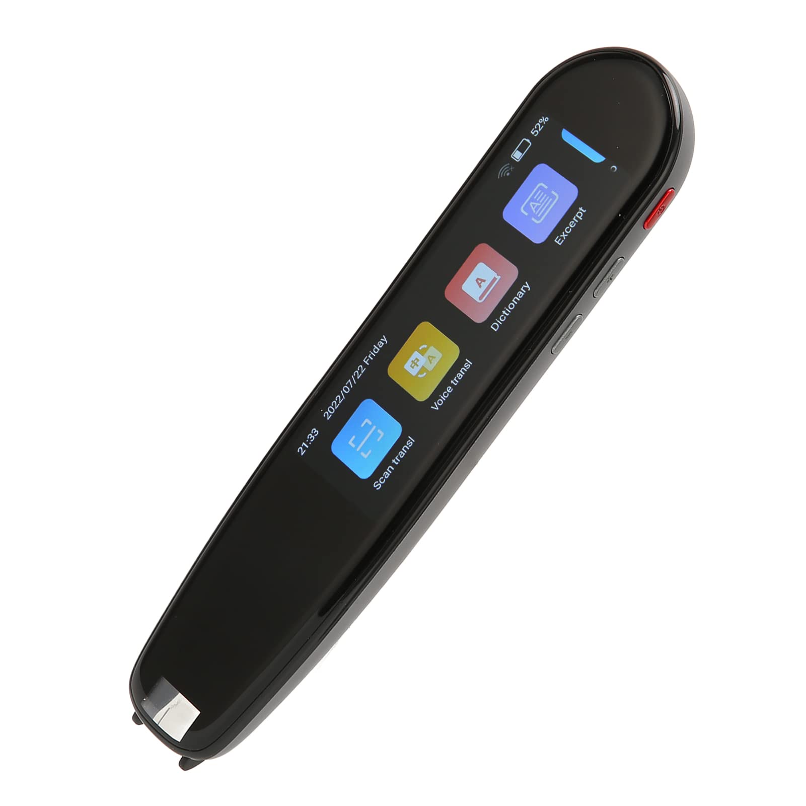 2.99-inch Translator Pen with Offline Voice Database, 111 Languages 30W Pixels, IPS Touchscreen C Scanner, Audio/Video Recording Support, Dual Microphones, HD Noise Reduction for Picture Texts