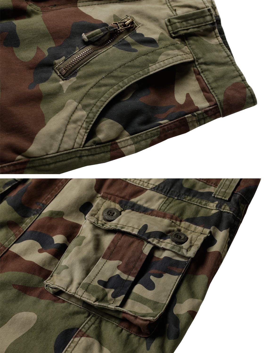 XNMAYA Cargo Pants for Women, Military Army Camo Combat Trousers,Work Camping Hiking Casual Pants with Pockets Grey US 10