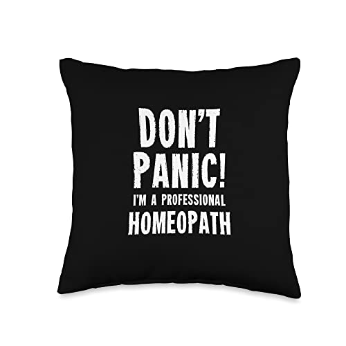 The Big Homeopathy Gifts & T-Shirts Homeopath Throw Pillow, 16x16, Multicolor