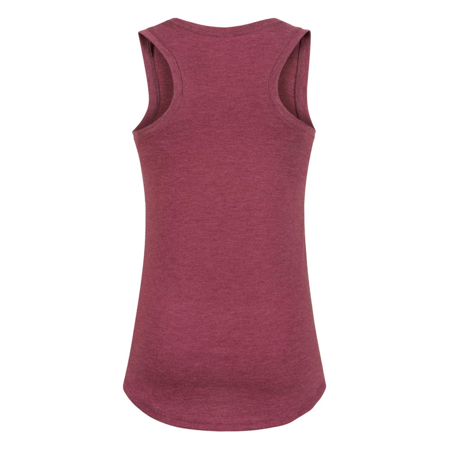 HYBRID APPAREL - Spongebob Squarepants - Yoga with My Omie - Women's Racerback Tank Top - Size Medium Heather Wine