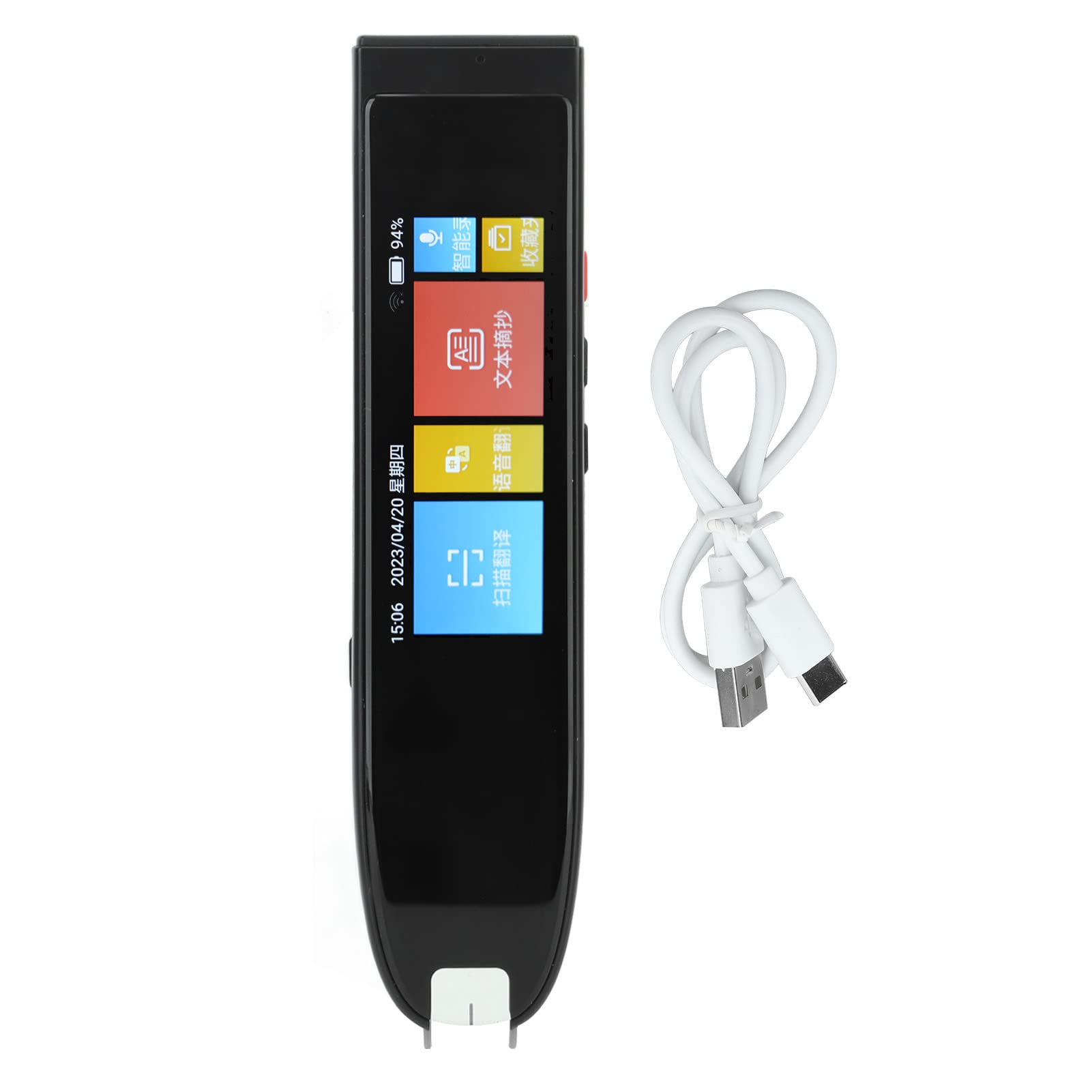 C Pen Text, PDAs Handhelds WiFi Light Weight Pen Reader Support 112 Languages Digital Reader Pen LCD Touch Screen Pen Scanner for Study Reading Exam Dyslexia Differences Tests Meet