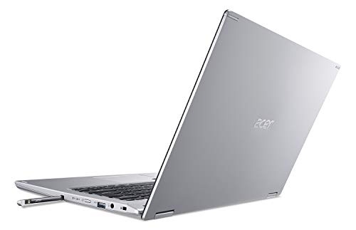 Acer Spin 3 Convertible Laptop, 14" Full HD IPS Touch,Intel Core i5-1035G1,a8GB LPDDR4,256GB NVMe SSD,WiFi 6, Backlit KB,Fingerprint Reader,Rechargeable Active Stylus,Win 10 Pro,SP314-54N-53BF,Silver