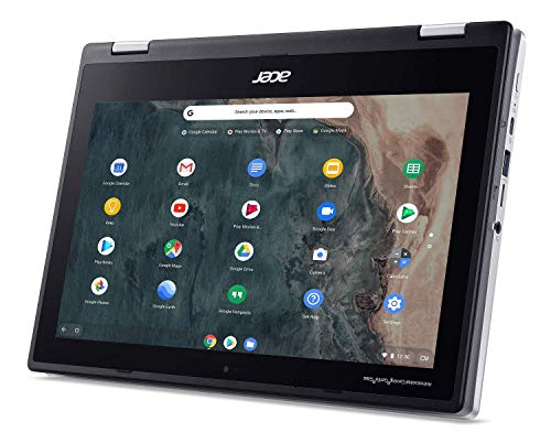 Acer Chromebook Spin 311 CP311-2H-C3KA Convertible Laptop, Intel Celeron N4000, 11.6" HD Touchscreen, 4GB LPDDR4, 64GB eMMC, Gigabit WiFi, Bluetooth 5.0 (Renewed)