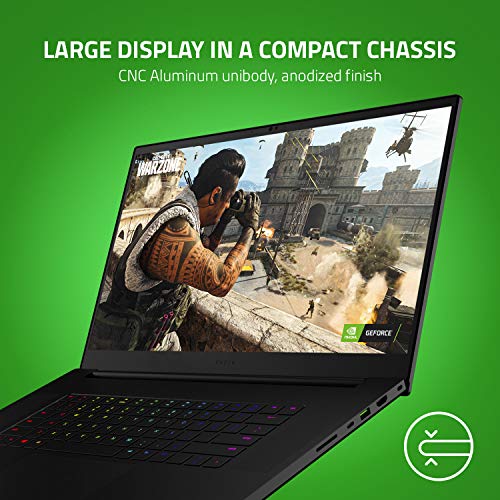 Razer Blade Pro 17 Gaming Laptop 2020: Intel Core i7-10875H 8-Core, NVIDIA GeForce RTX 2080 Super, 17.3" 4K 120Hz, 16GB RAM, 1TB SSD, CNC, Chroma RGB, Thunderbolt 3, SD Card Reader, Creator Ready