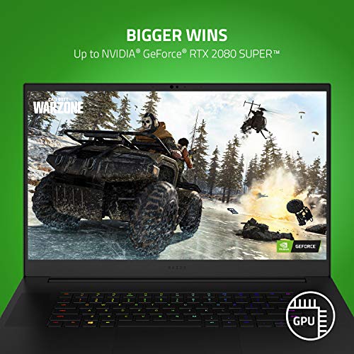Razer Blade Pro 17 Gaming Laptop 2020: Intel Core i7-10875H 8-Core, NVIDIA GeForce RTX 2080 Super, 17.3" 4K 120Hz, 16GB RAM, 1TB SSD, CNC, Chroma RGB, Thunderbolt 3, SD Card Reader, Creator Ready