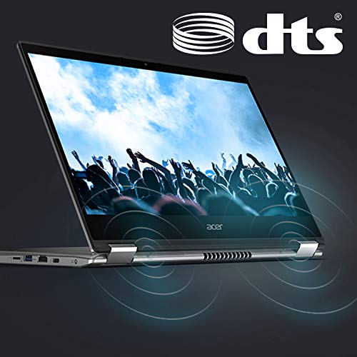 Acer Spin 3 Convertible Laptop, 14" Full HD IPS Touch,Intel Core i5-1035G1,a8GB LPDDR4,256GB NVMe SSD,WiFi 6, Backlit KB,Fingerprint Reader,Rechargeable Active Stylus,Win 10 Pro,SP314-54N-53BF,Silver